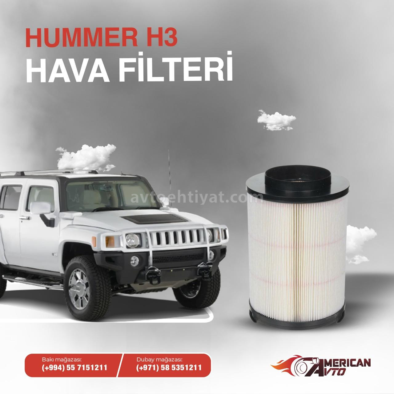 HUMMER H3 HAVA FILTERI - AvtoEhtiyat.com